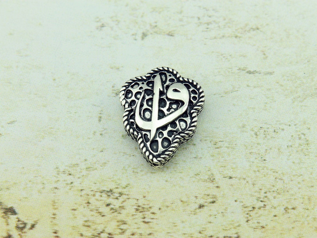 Big for Making Prayer Triangular Three Holes 925 Silver Islamic Prayer ...