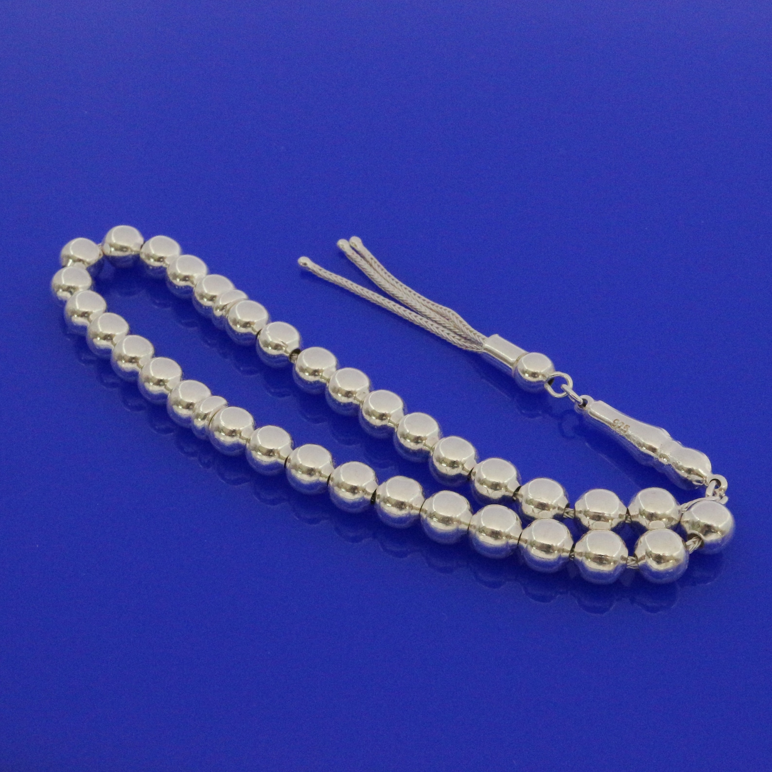 925 Sterling Silver 33 Islamic Prayer Beads Misbaha Tasbih - Etsy
