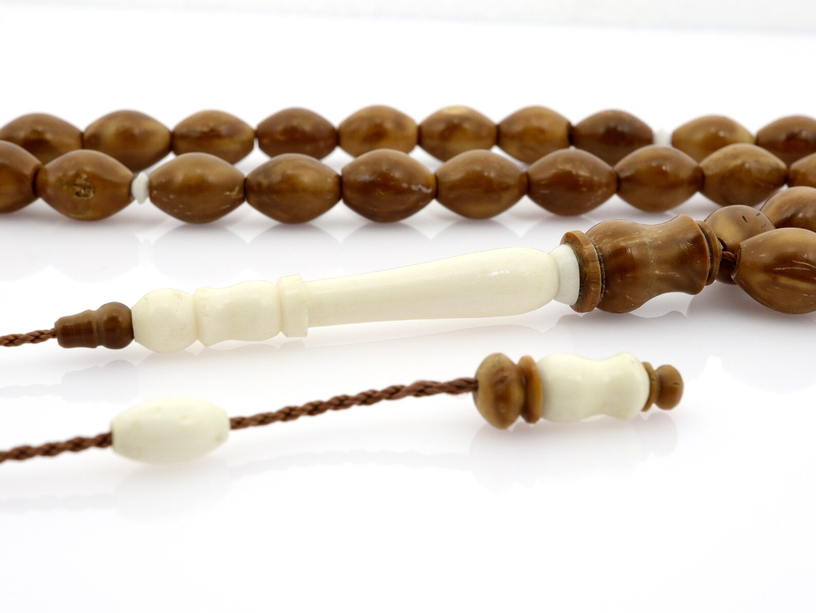 Big Camel Bone Imam Natural Kuka Tree 33 Beads Islamic Prayer - Etsy