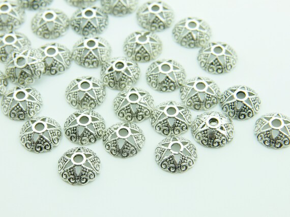 Beads caps 40 pcs Metal Islamic Prayer Beads Misbaha Tesbih | Etsy