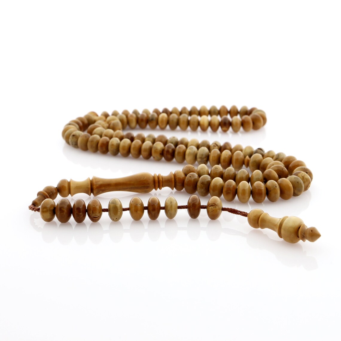 Kuka Tree Natural 99 Beads Islamic Prayer Beads for Muslim - Etsy