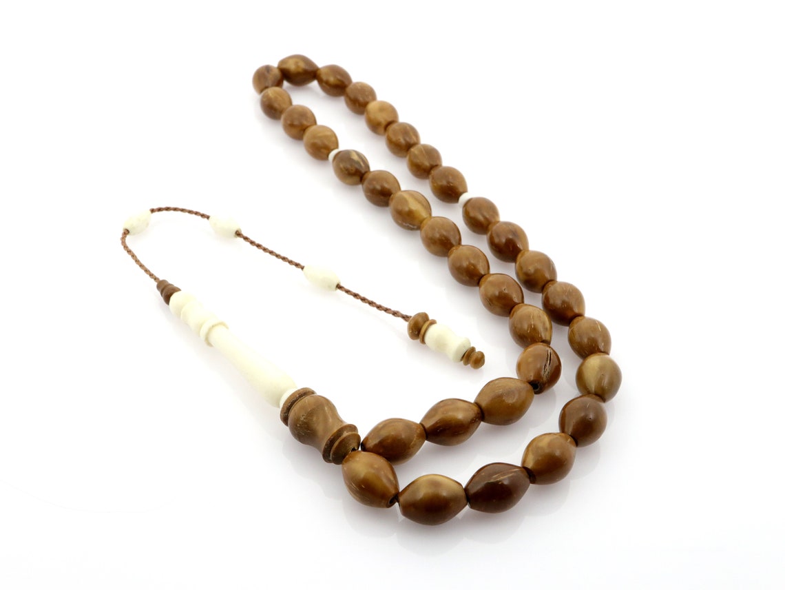 Big Camel Bone Imam Natural Kuka Tree 33 Beads Islamic Prayer - Etsy