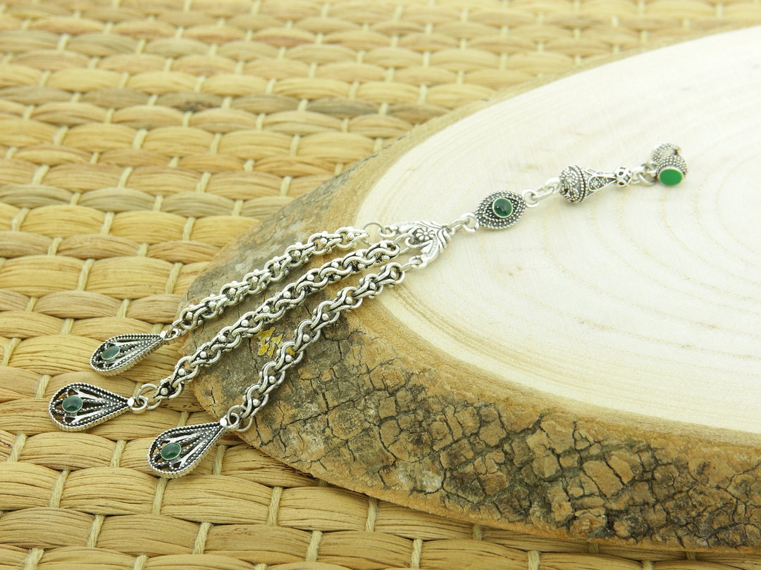 Big Metal Tassel Islamic Prayer Beads Misbaha From TURKEY 720224 Tasbih ...
