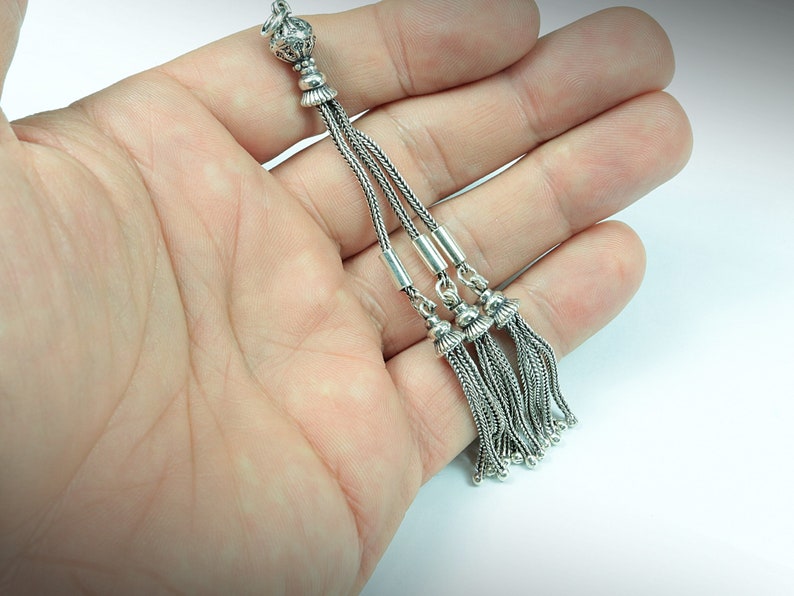 Big Metal Tassel 925 Silver Prayer Beads Misbaha Tesbih 710102 - Etsy