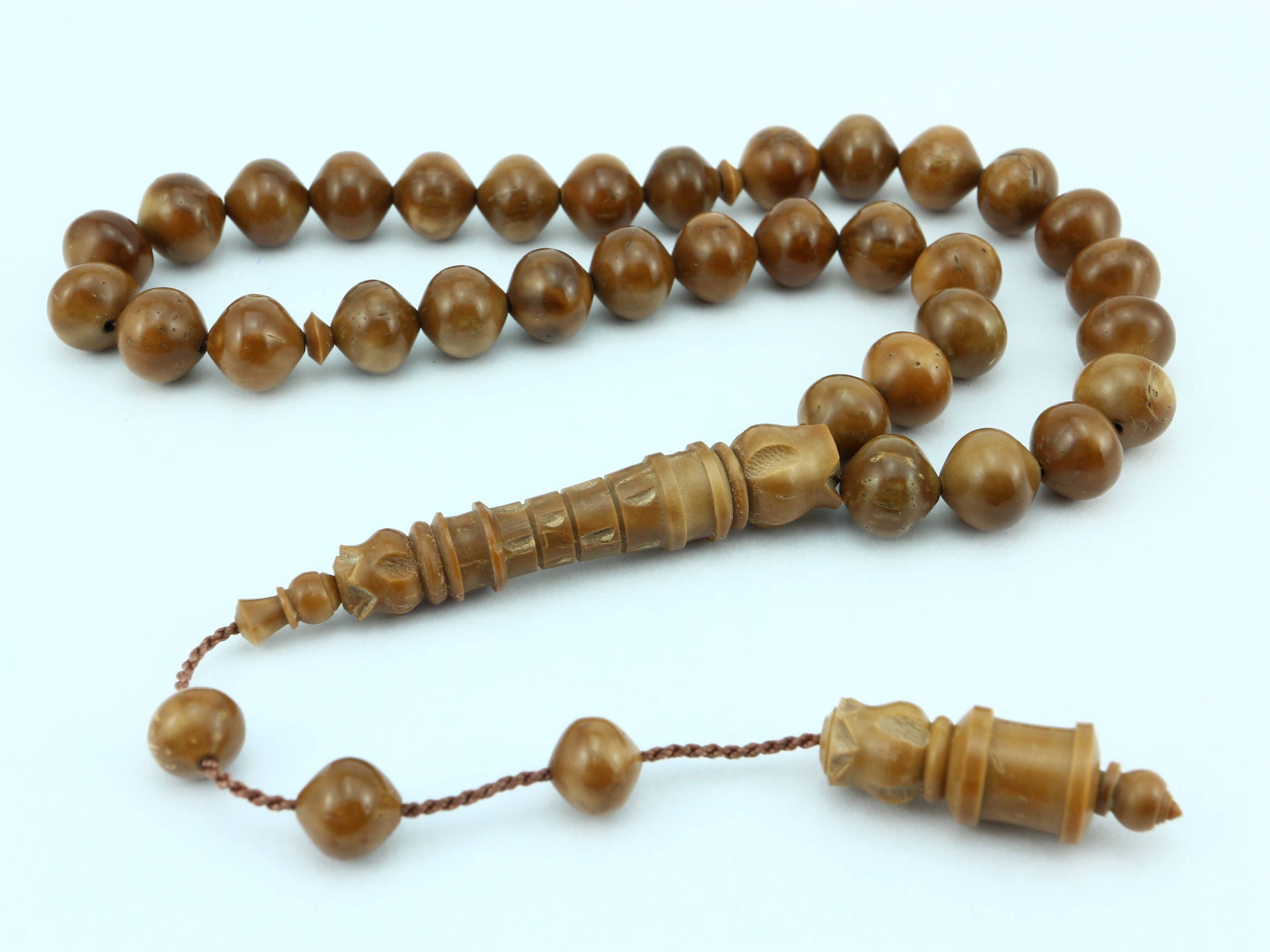 Special carving imam Kuka tree Kuka 33 beads Islamic prayer | Etsy