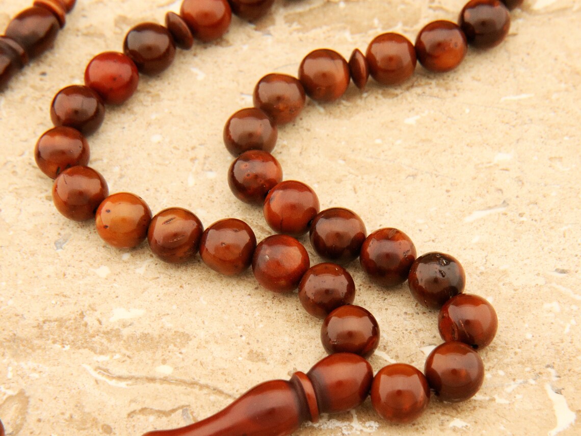 Small Kuka Tree 33 Beads Islamic Prayer Beads for Muslim - Etsy
