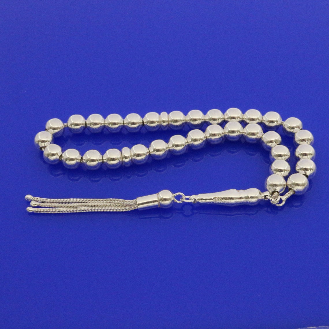 925 Sterling Silver 33 Islamic Prayer Beads Misbaha Tasbih - Etsy
