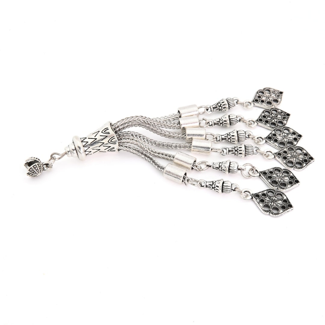 Big Metal Tassel for Tasbih, Prayer Beads, Misbaha 720350 Accessories ...