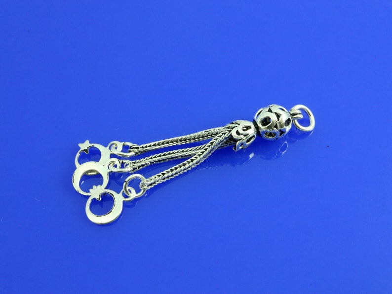 Moonstar Metal Tassel 925 Silver Prayer Beads Misbaha 710124 - Etsy