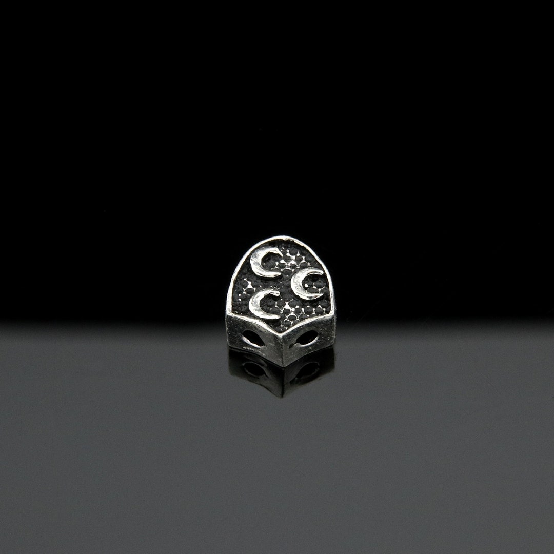 For Making Prayer Triangular Three Holes 925 Silver Islamic Prayer ...