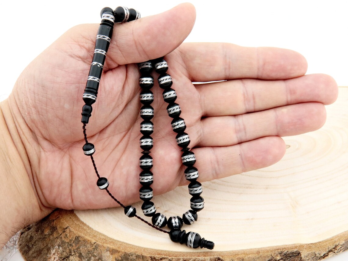 Tibet Silver Inlay Warp Kuka Tree 33 Beads Islamic Prayer - Etsy