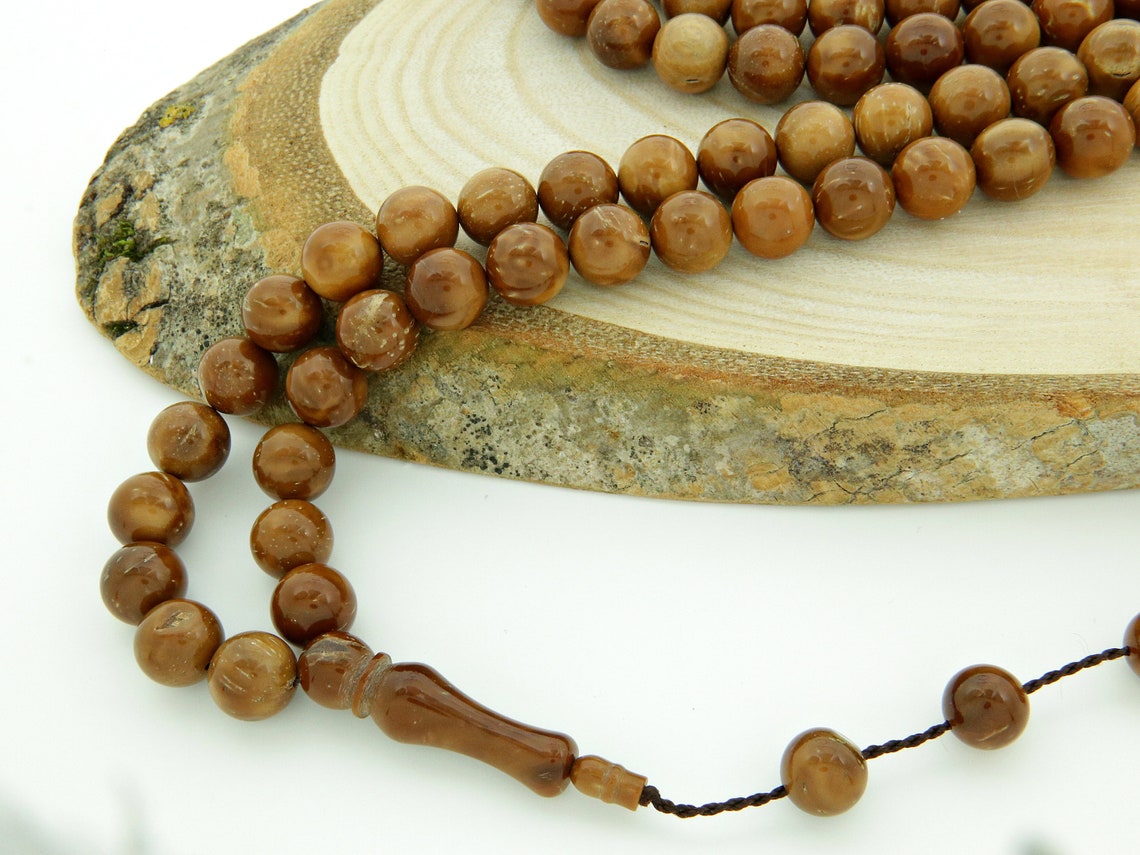 Big Natural Kuka Tree 99 Beads Islamic Prayer Beads for Muslim - Etsy