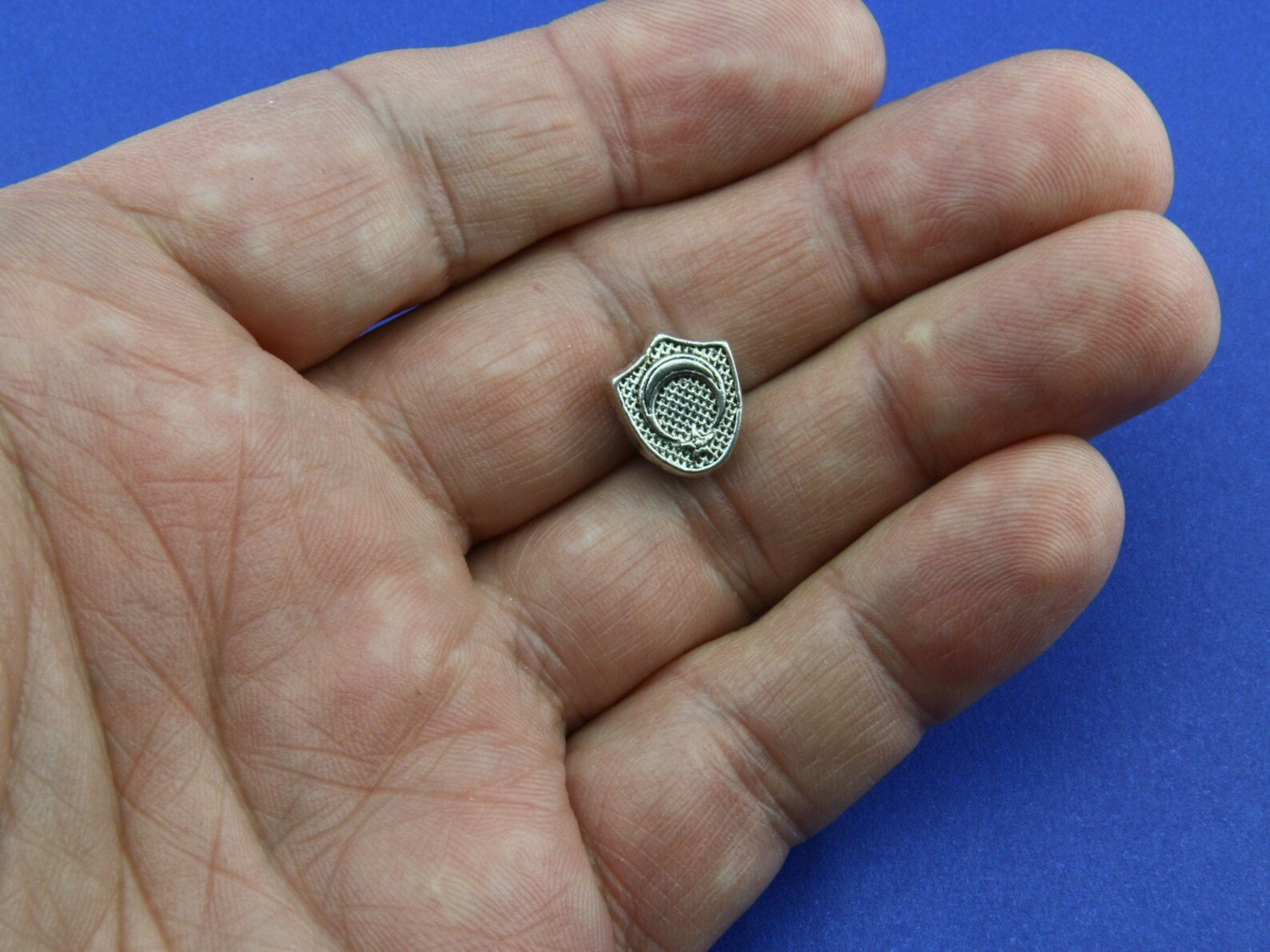 5 Pcs for Making Prayer Triangular Four Holes Tibet Silver Islamic ...