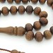 Natural Wild Oak Tree 33 Beads Islamic Prayer Beads for - Etsy