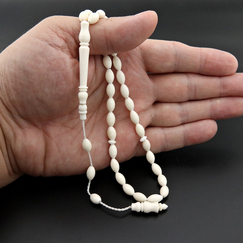 Carved Imam Camel Bone 33 Beads Islamic Prayer Beads Misbaha - Etsy