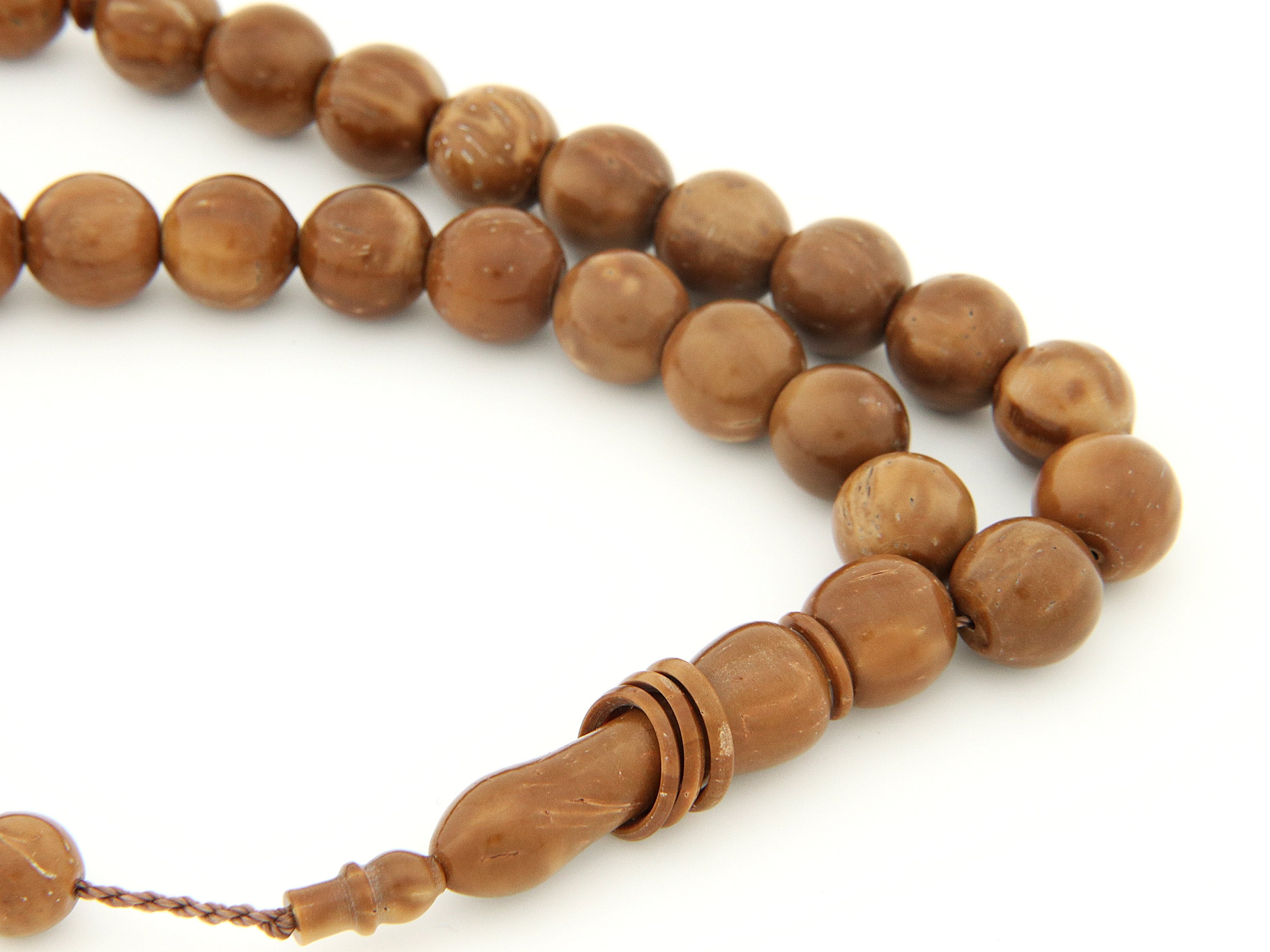Natural Kuka Tree 33 Beads Islamic Prayer Beads for Muslim - Etsy