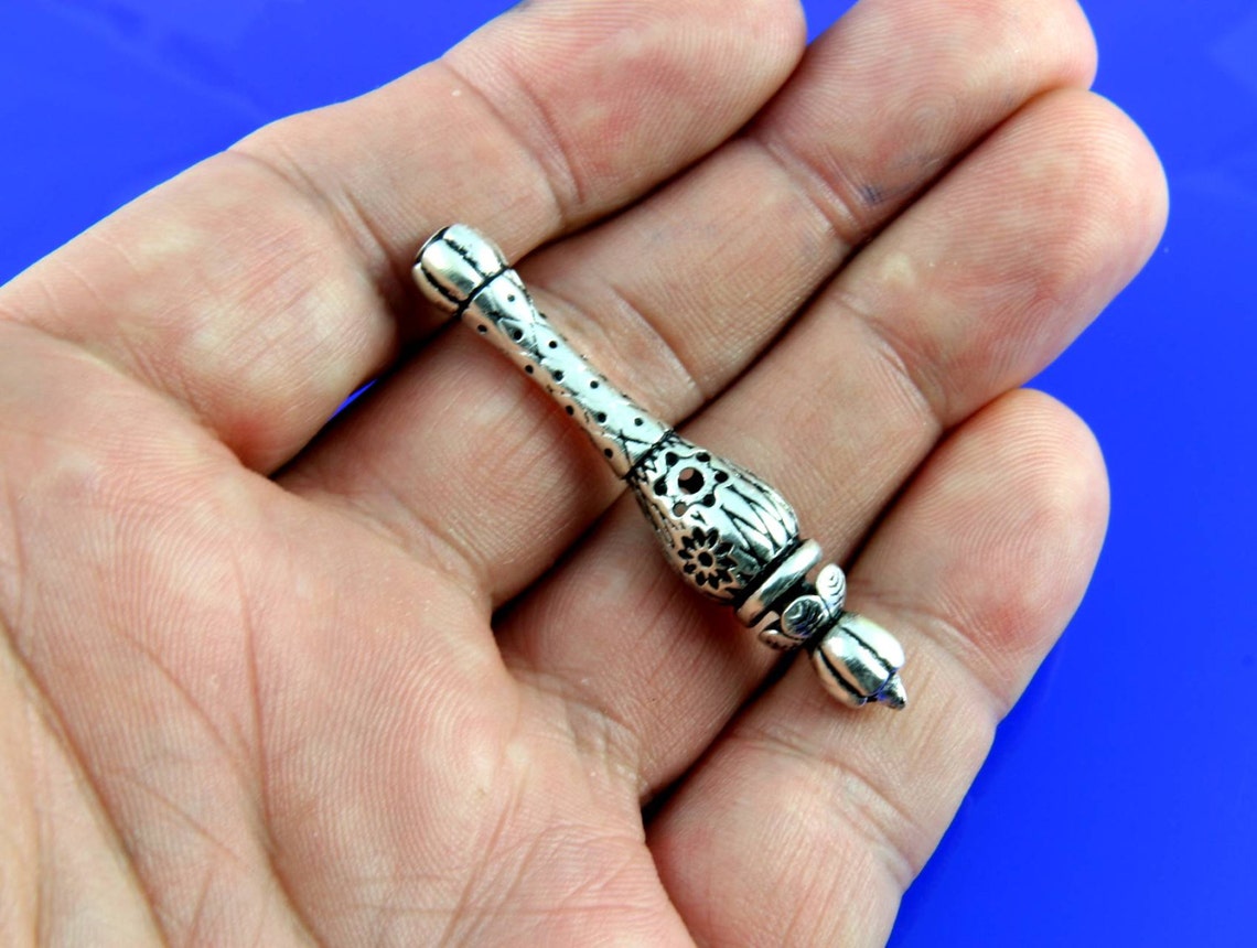 Big Imam Tube Bead 925 Silver Islamic Prayer Beads Misbaha - Etsy