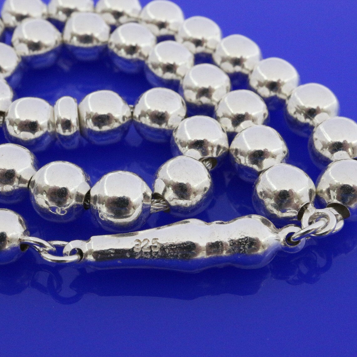 925 Sterling Silver 33 Islamic Prayer Beads Misbaha Tasbih - Etsy