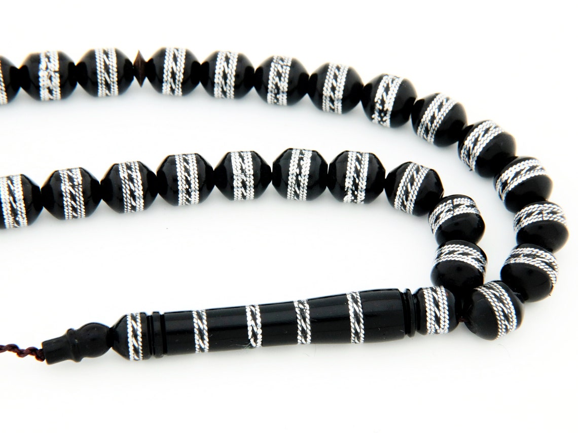 Tibet Silver Inlay Warp Kuka Tree 33 Beads Islamic Prayer - Etsy