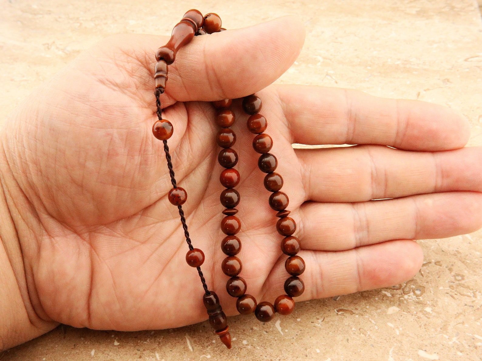 Small Kuka Tree 33 Beads Islamic Prayer Beads for Muslim - Etsy