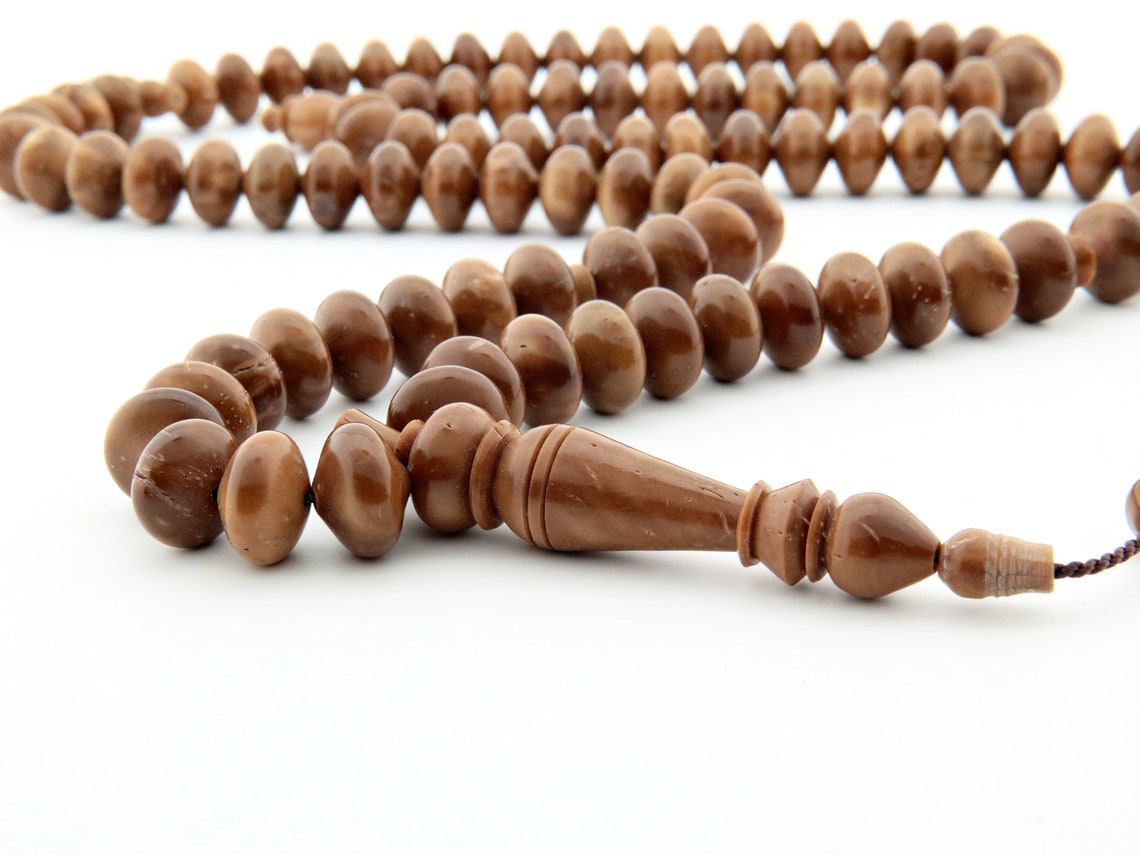 Kuka Tree Natural 99 Beads Islamic Prayer Beads for Muslim - Etsy