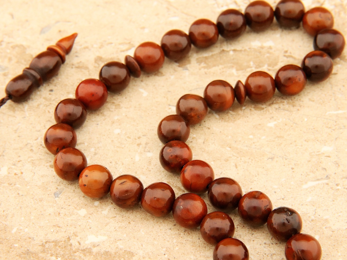 Small Kuka Tree 33 Beads Islamic Prayer Beads for Muslim - Etsy