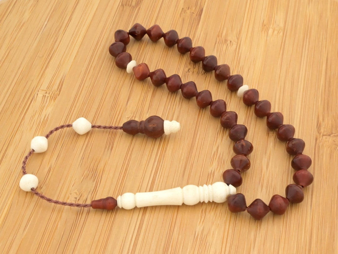 Camel Bone Imame Kuka Tree 33 Tasbih Beads Islamic Prayer Beads for ...