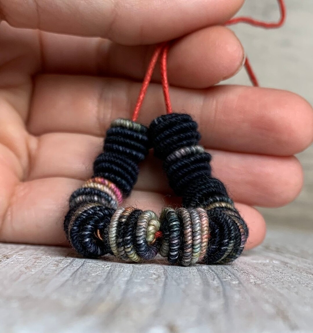 Single Handmade Bead Loose Bead Artisan Bead Wool Bead - Etsy