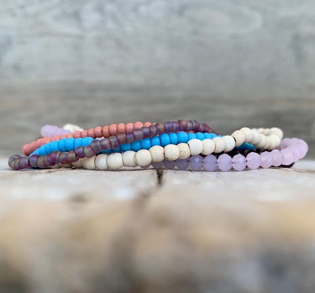 Hippie Chic Bohemian Fashion Boho Bracelet Stack Bohemian - Etsy