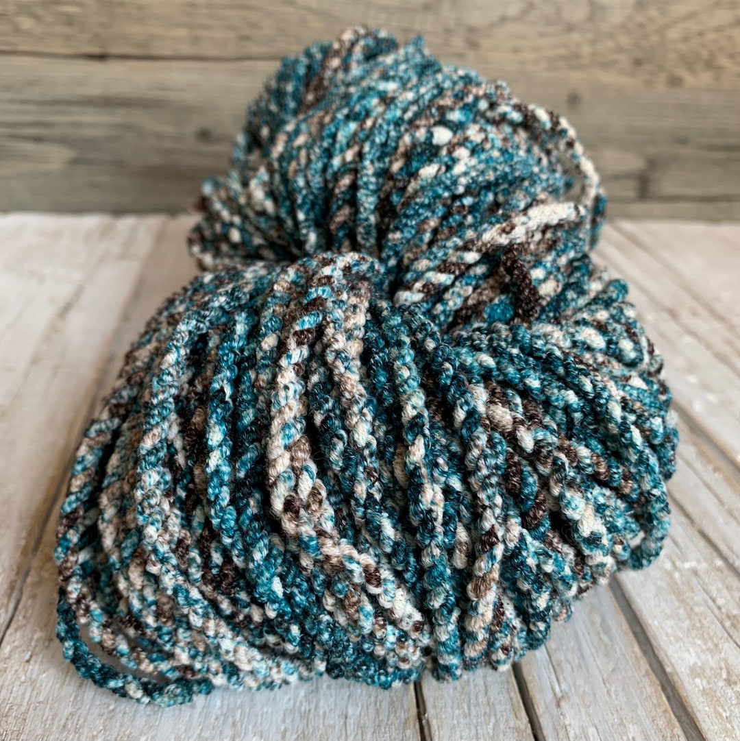 Handmade Boho Fabric Twine - Braided Fabric Twine - Fiber Art - Elastic ...