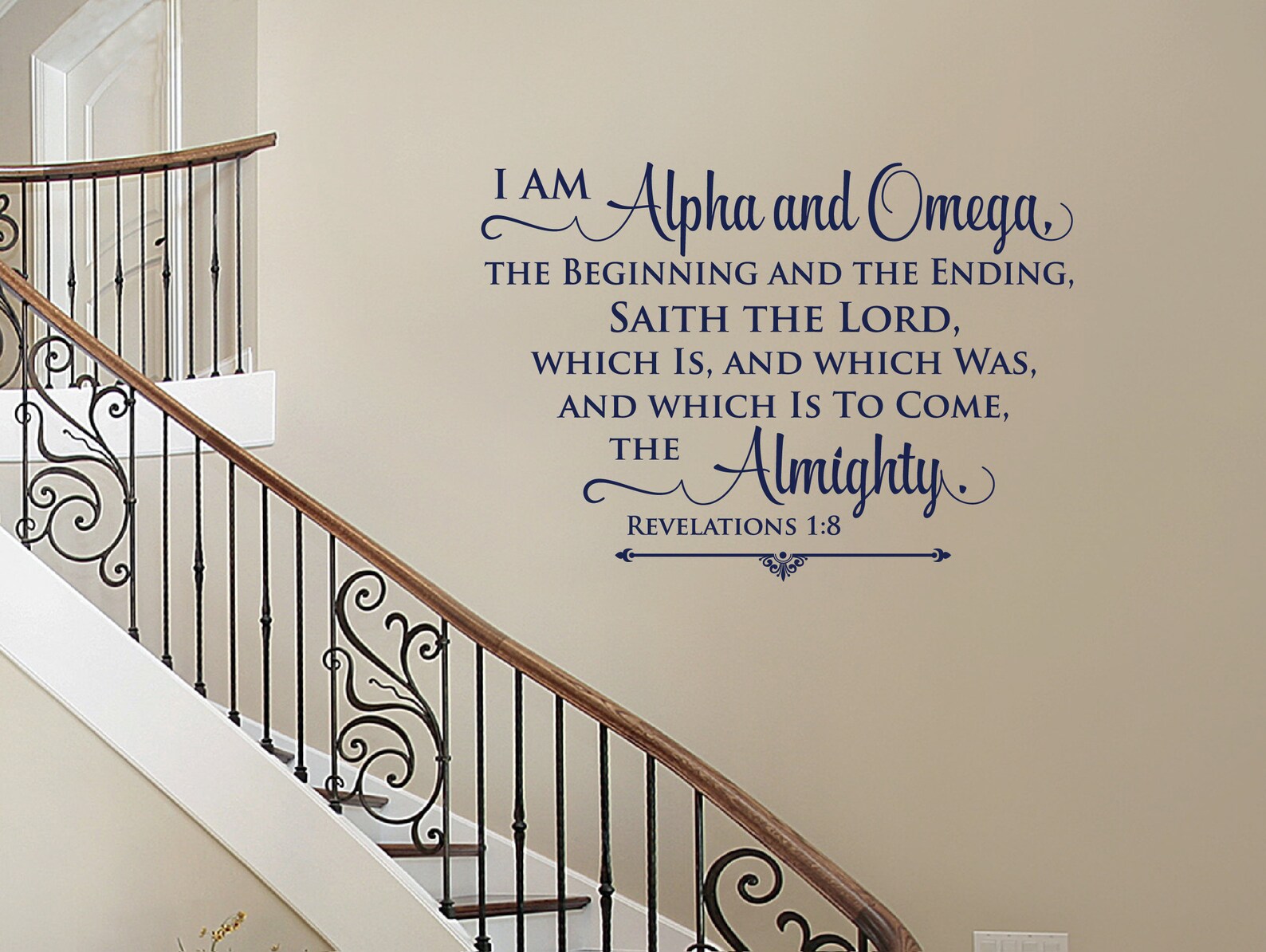 I Am Alpha and Omega the Beginning and the Ending... - Etsy