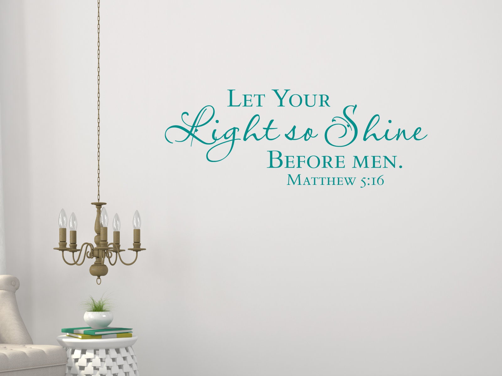 Let your light so shine before men. Matthew 5:16 Scripture | Etsy