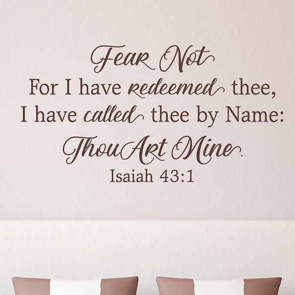 Isaiah 43 1 - Etsy