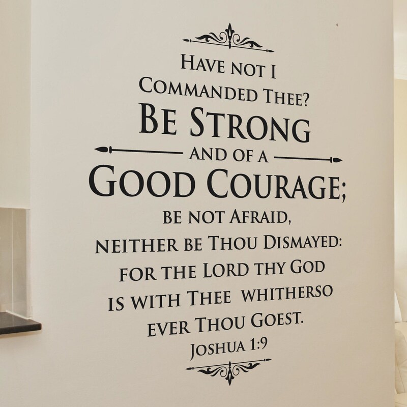 Scripture Wall Decal - Etsy