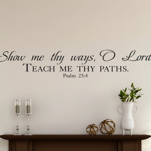 Scripture Vinyl Decal Bible Verse Wall Decal Inspirational - Etsy