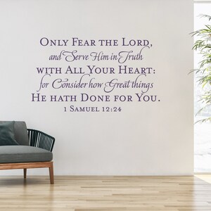 Consider How Great Things He Hath Done for You. 1 Samuel 12:24 ...