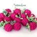 Raspberry Crochet 1pc Stuffed Berries Raspberries Small - Etsy