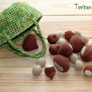 Pattern PDF in English Crochet Chestnut - Amigurumi Nuts Play Food - Etsy