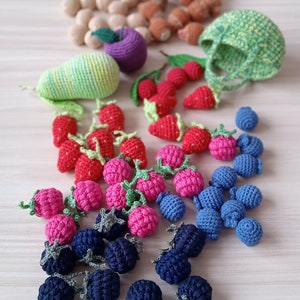1-20pcs Blueberry Crochet - Stuffed Berries - Blueberries - Play ...