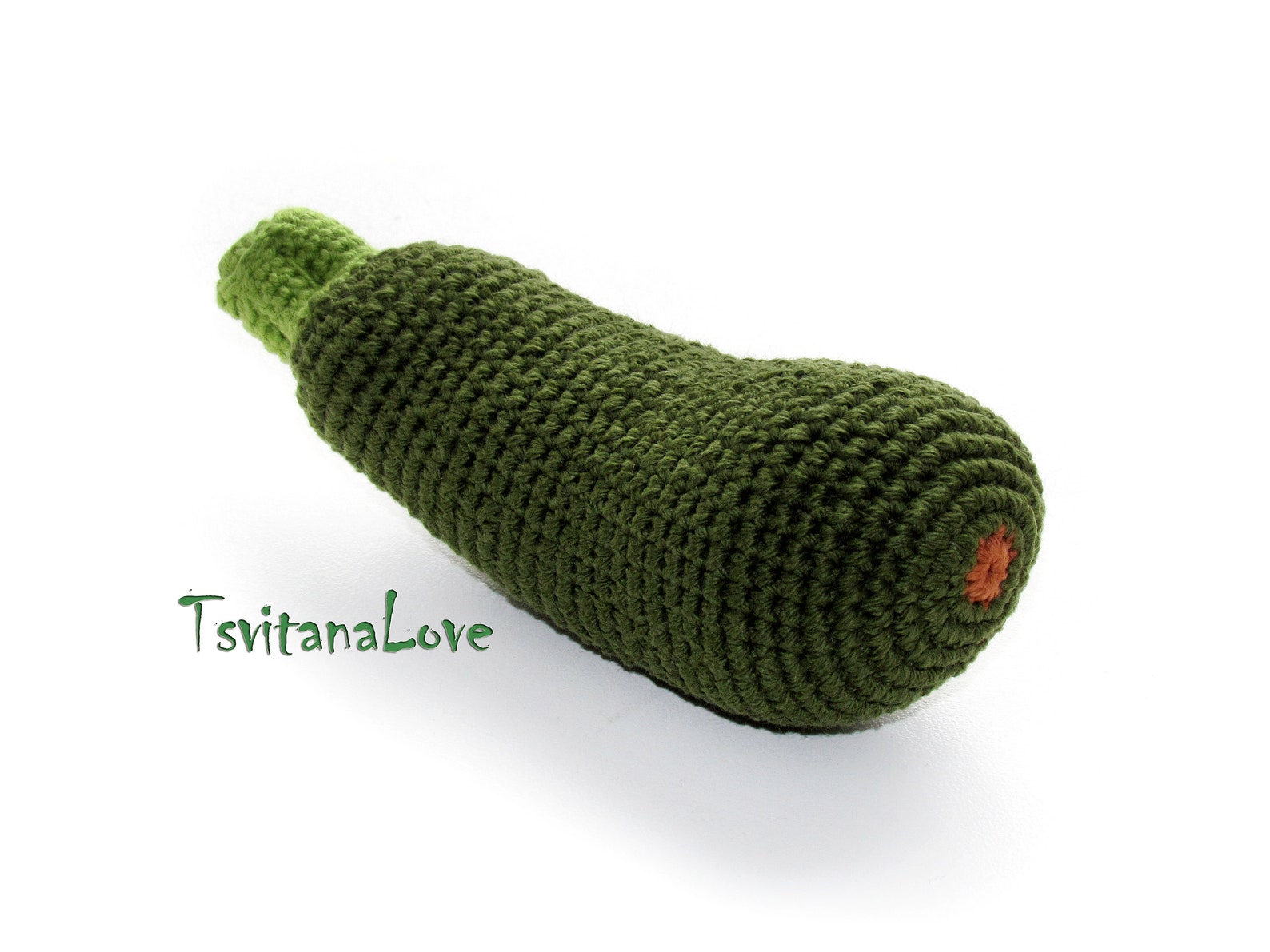 Crochet Zucchini (1pc) - Eco Friendly Vegetable Toys - Play Food ...
