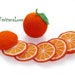 Crochet Whole Orange or Orange Slice 6 Pcs Kitchen Play Set - Etsy
