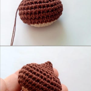 Pattern PDF in English Crochet Chestnut - Amigurumi Nuts Play Food - Etsy
