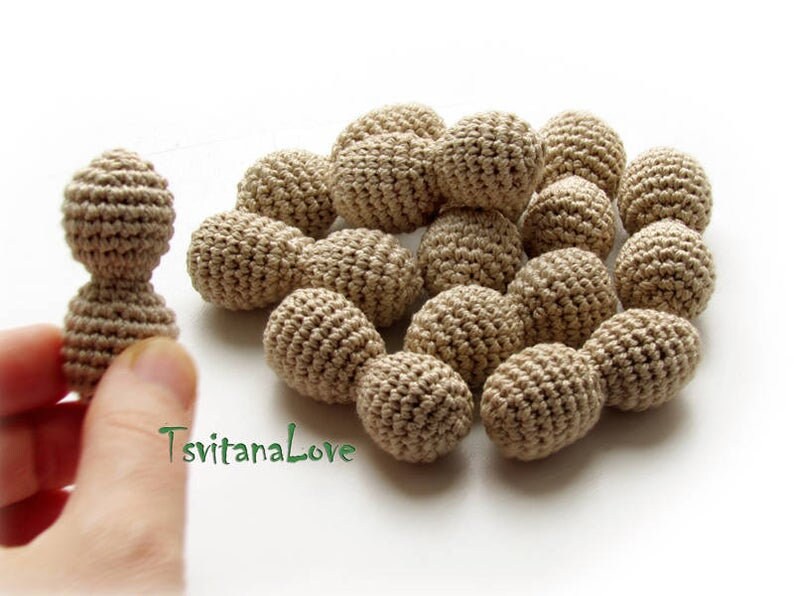 Crochet Peanut Hazelnut сhestnut Forest Play Set Nuts | Etsy