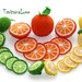 Crochet Whole Orange or Orange Slice 6 Pcs Kitchen Play Set - Etsy