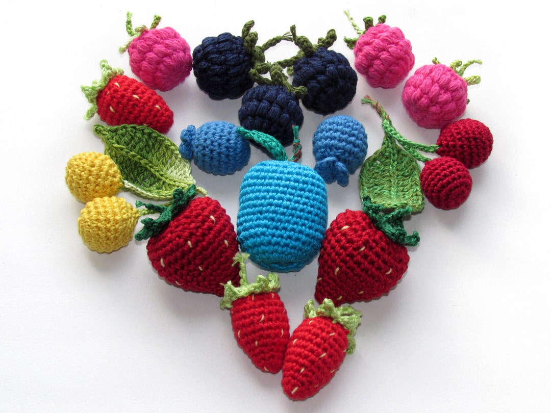 Kitchen Play Set 16 Pcs Berries. With or Without Basket. Eco Friendly ...