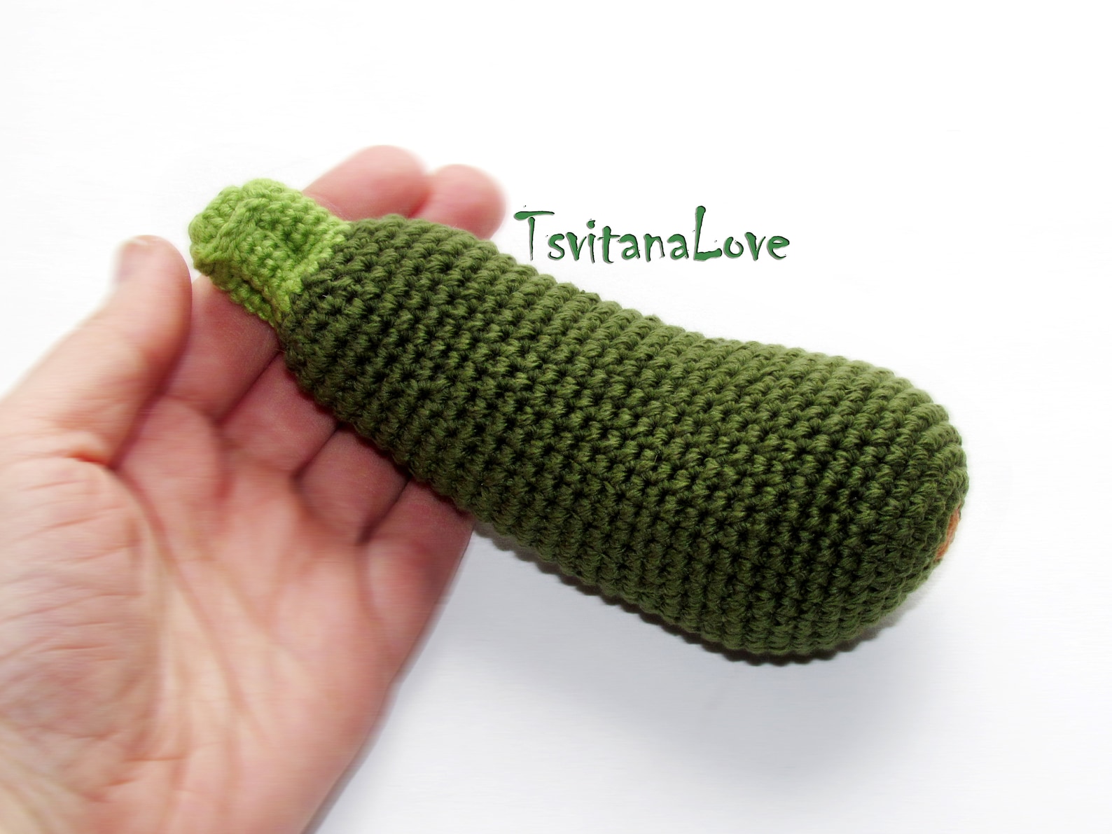 Crochet Zucchini (1pc) - Eco Friendly Vegetable Toys - Play Food ...