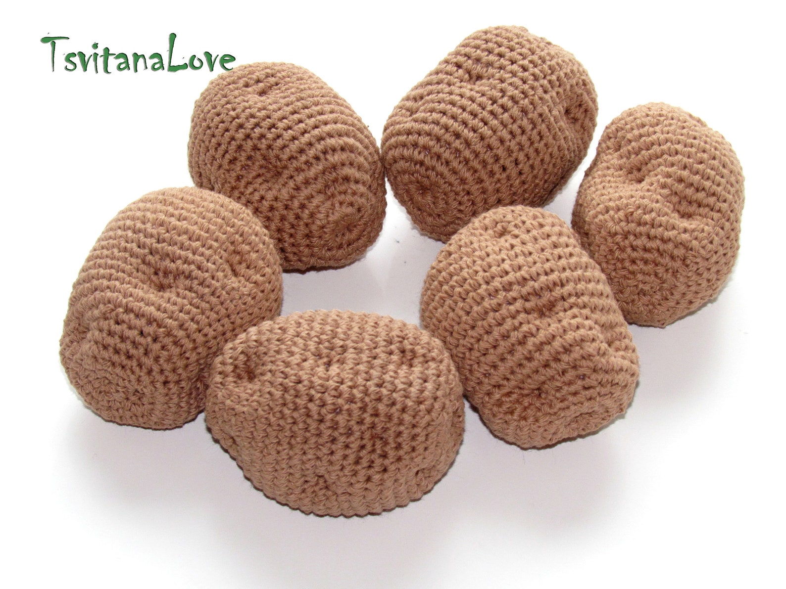 Potato Crochet 1 Pc Stuffed Vegetable Eco Friendly - Etsy