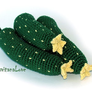 Cucumber Crochet Pattern PDF in English. Detailed Description of ...