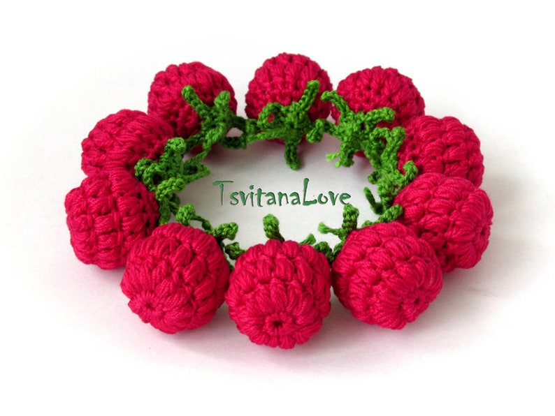 Pattern PDF Raspberry Crochet - Amigurumi Raspberry Crochet Pattern ...