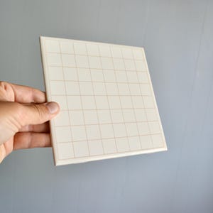 Vintage 80s NOS Ceramic Grid Pattern Wall Tiles. Kitchen Backsplash ...
